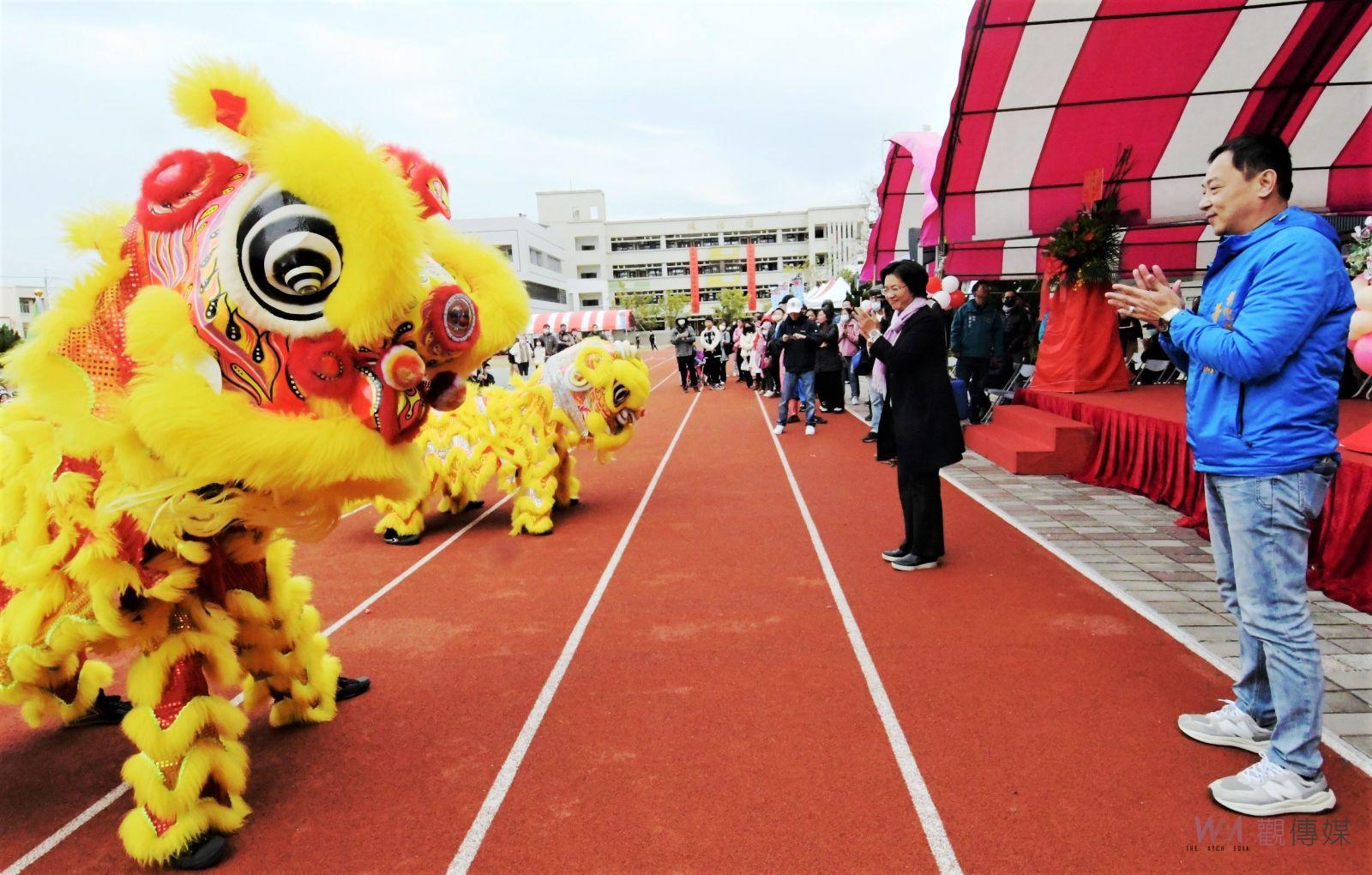 觀傳媒 中彰投新聞 有影片福興國中歡慶60周年校慶活動 新運動場地為校慶增添光彩